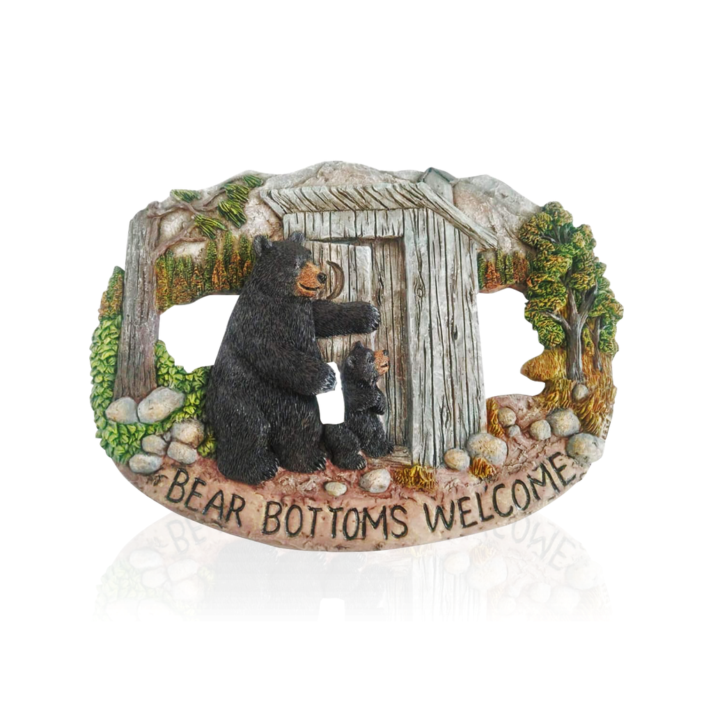 Bear Bottoms Welcome Plaque