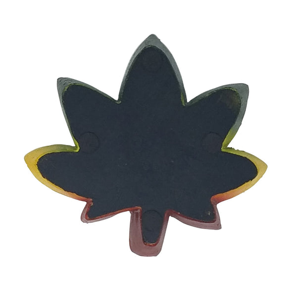 PolyPlus Rasta Pot Weed Leaf Shape Green, Yellow, and Red Pot Cigarett